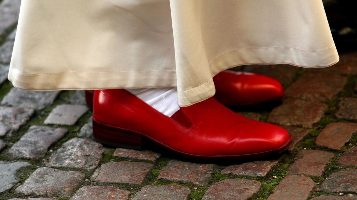 Why do popes wear red shoes? - Pope Web - Vatican 2023